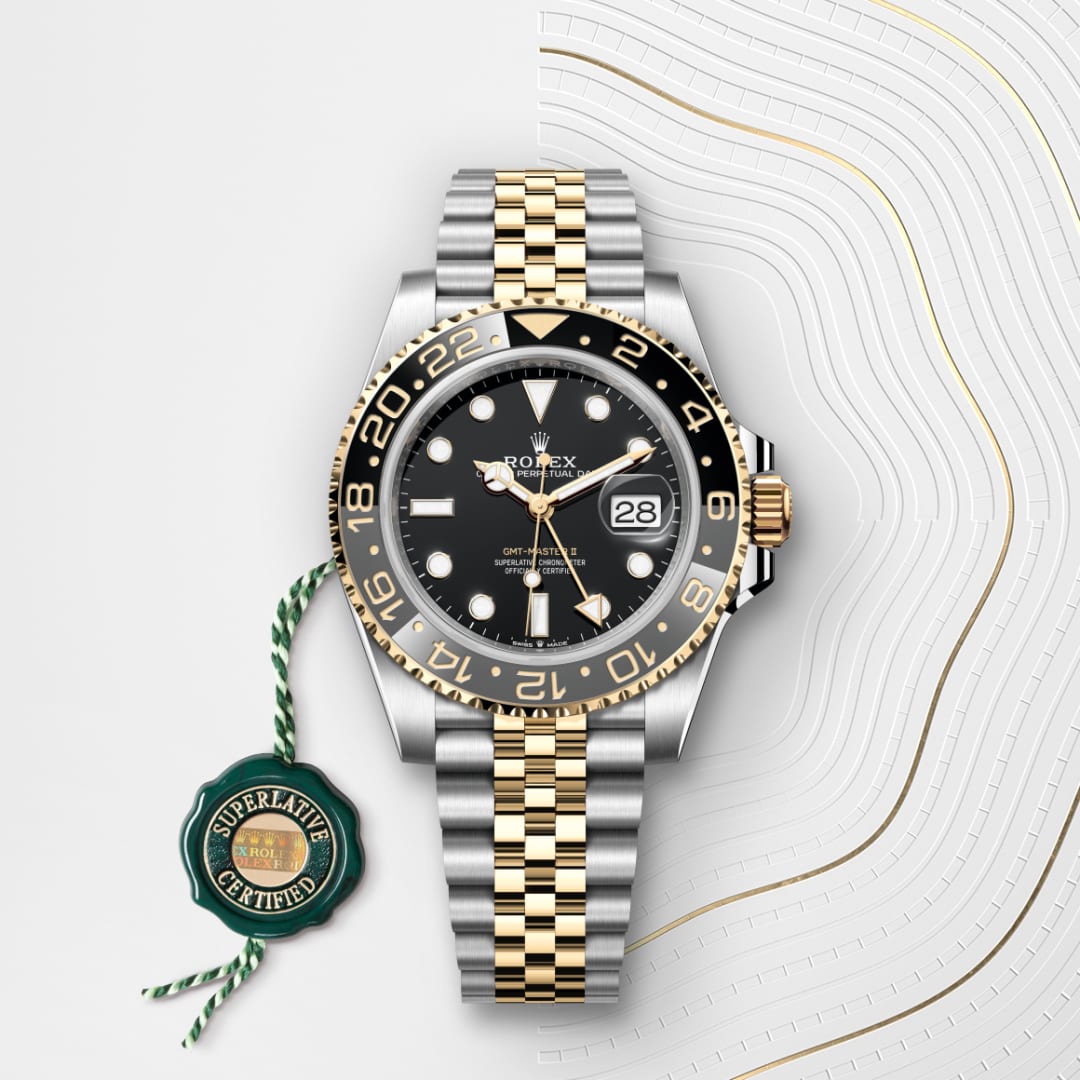 Rolex GMT-Master II Rolesor gelb (Kombination aus Edelstahl Oystersteel ...